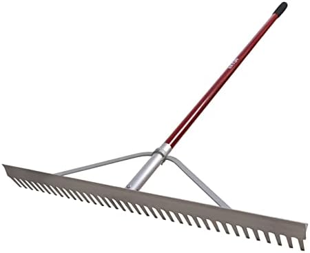 Amazon.com : KYLIN Landscape Rake Heavy Duty with 36Tines 36Inch Wide ...
