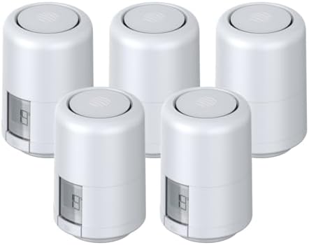 Hive Thermostatic Radiator Valve (TRV) 5 Pack, White, 15mm Heads Only ...
