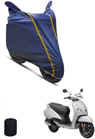 AUTOBIRSA Waterproof Scooty Cover for Tvs Jupiter 125 with Free Storage ...