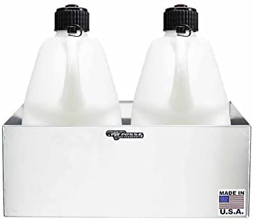 Amazon.com: c2M Heavy Duty Dual Gas Can Holder w/Base for 5 Gallon Jugs ...