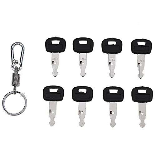 ZTUOAUMA 8X Ignition Keys with Key Chain #459A RC411-53933 RC461-53930 ...