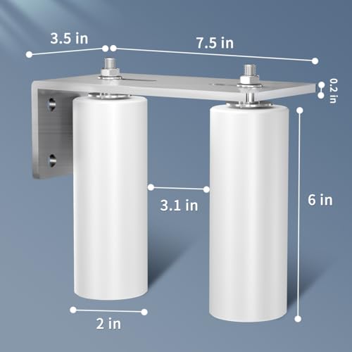 Snapklik.com : JUGREAT Stainless Steel Slide Gate Roller Guide 6Sliding ...