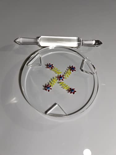 Buy ACMART Acrylic Transparent chakla Belan .Size 9 x 9 belan 12 x 1.50 ...