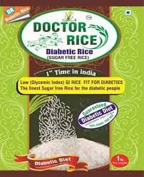 DOCTOR RICE DIABETIC RICE 1KG & PRABHAKAR FOXTAIL MILLET 1KG : Amazon ...