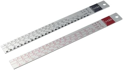 napkery Paint Mixing Ratio Ruler 2:1 & 4:1 Easy Mixing Aluminium Alloy ...