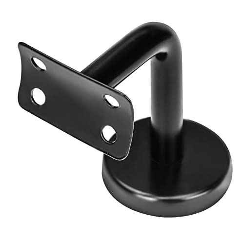 HAKZEON 6 PCS Black Handrail Brackets, Heavy Duty Stainless Steel Stair ...