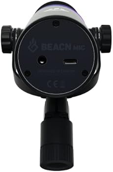 BEACN Mic Dark - USB C Broadcast Dynamic Microphone with RGB Lighting ...