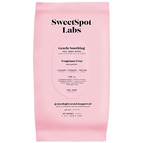 Amazon.com: SweetSpot Labs Feminine Wipes for Sensitive Skin, Unscented ...
