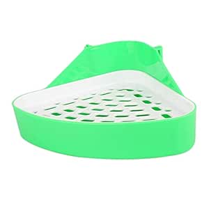 Buy GAH Triangle Potty Trainer Corner Rabbit Litter Box Toilet Pet Pan ...