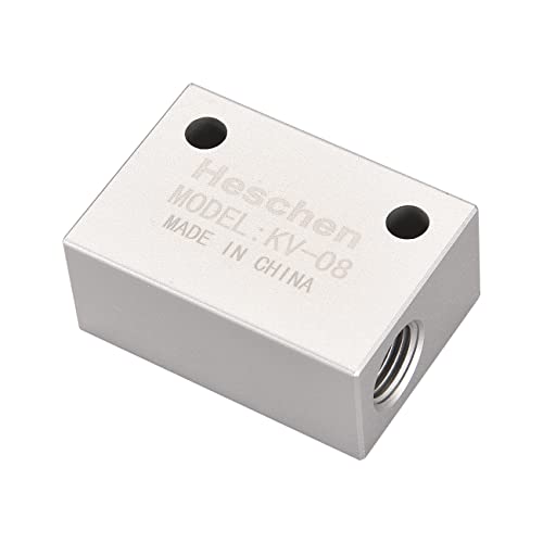 Heschen Pneumatic Shuttle Valve KV-08 PT1/4 One Way Quick Exhaust ...