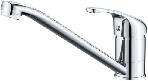 Kitchen Sink Mixer Tap Single Lever with Long Swivel Spout Monobloc ...