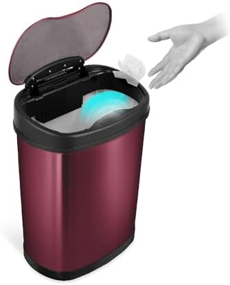 Ninestars DZT-15-13 Touchless Stylish Motion Sensor Dustbin with Lid ...