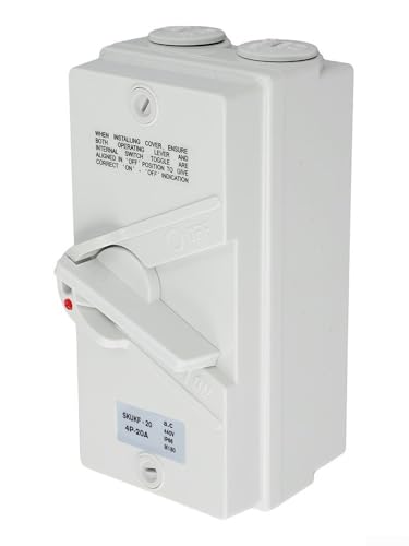 Enclosed Motor Disconnect Switch 4 Pole, Waterproof Isolation Breaker ...