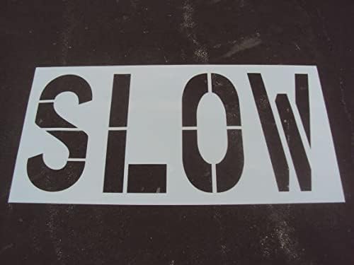 Amazon.com: 36" Slow Stencil - Wider 16" Letters (1) Piece - Parking ...