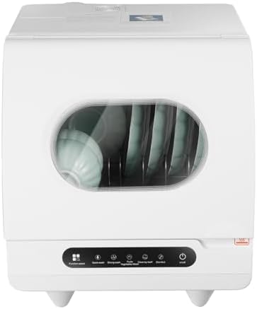 Amazon.com: 1200W Portable Countertop Dishwasher, 5 Wash Programs Mini ...