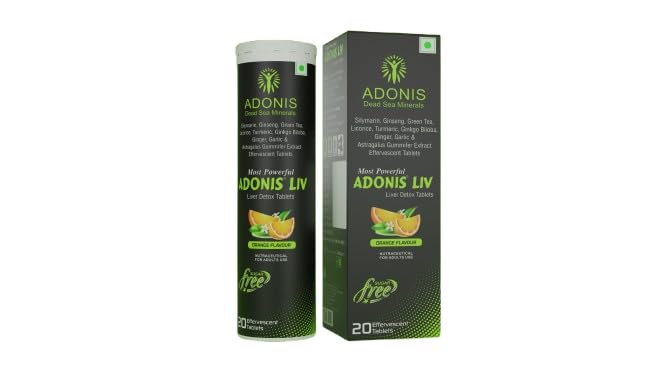 Adonis LIV Liver detox Effervescent tablets - 20 tablets (Buy 1 Get 1 ...