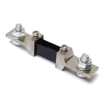 200A 75mV DC Analog Current Meter Divider Shunt Resistor for Amp Meter ...