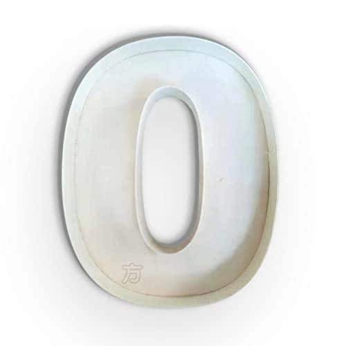 Amazon.com: 22cm DIY Decorative Wooden Fillable Number 0, Hollowed ...