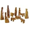 Amazon.com: Holy Land Market Olive Wood Children's Nativity Scene - 12 ...