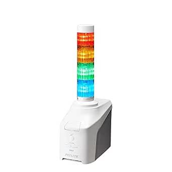 Amazon.co.jp: パトライト/PATLITE 音声対応ネットワーク制御信号灯 NHV-D(音声対応デジタルIO搭載モデル) NHV4 ...