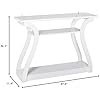 Amazon.com: ZENY Console Table, Entryway Table with 3 Tier Storage ...