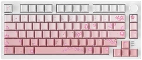 Amazon.com: YUNZII B87 Wireless Mechanical Keyboard(Butter, Cocoa Cream ...