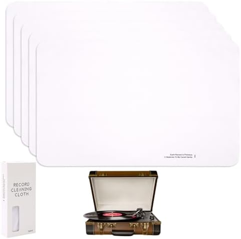 5Pcs Special Cleaning Cloth for Vinyl Records CDs, No Damage to The ...