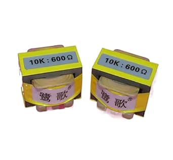 10K: 600Ω (150Ω+150Ω) Z11 Silicon Steel Sheet Audio Signal Transformer ...