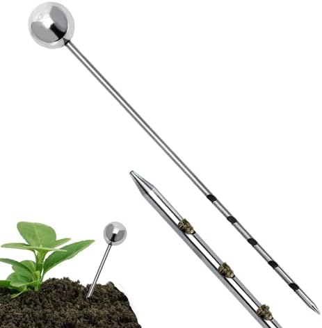 Amazon.com: 14 Inch Stainless Steel Soil Sampler, Sturdy Underground ...