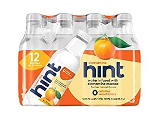 Amazon.com : Hint Water Clementine (Pack of 12), 16 Ounce Bottles, Pure Water Infused with ...