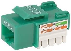 Amazon.com: Belkin CAT5E Green Keystone Jack 568A/568B : Electronics