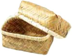 Amazon.co.jp: Koyanagi Sangyo 35081 Small Deep Lunch Box, Bamboo Braid ...
