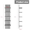 Amazon.com: 5 Tier Wall Shelves, Vertical Column Shelf Floating Storage ...