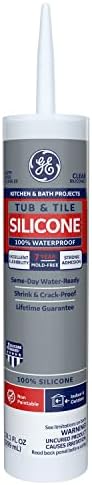 GE GE012A Silicone 1 All Purpose Sealant Caulk, 10.1oz, Clear - 12 Pack: Amazon.com: Industrial ...