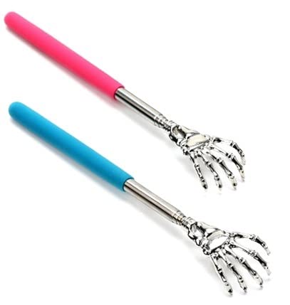 Alexvyan Small Adjustable Portable Extendable Back Scratcher, Metal ...
