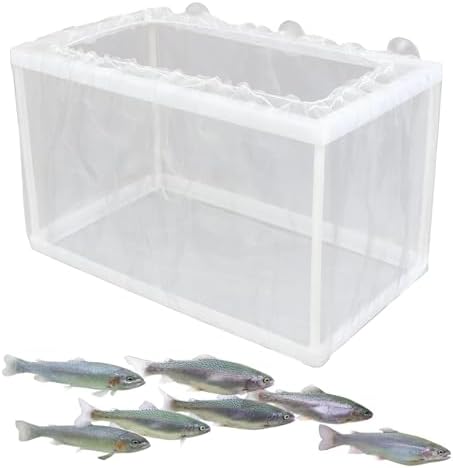 Fish Breeding Box - Isolation Nursery with Mesh for Baby Fish, Floating ...