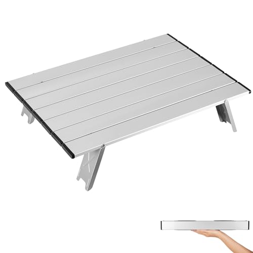 ATEPA Ultralight Compact Small Camping Table, Backpacking Mini Small ...