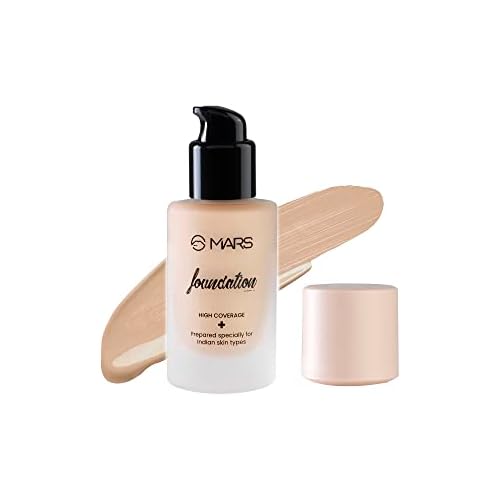 Buy MARS High Coverage Liquid Foundation | Blemish Free & Blendable ...