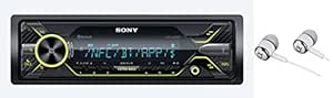 Sony DSX-A416BT Single Din Bluetooth Front USB AUX Multi-Color Car Stereo Digital Media Receiver ...