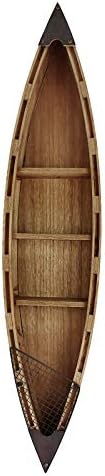 Amazon.com: Overstock CVFZR2252 Mountain View Rustic Wood Canoe 3 Shelf ...