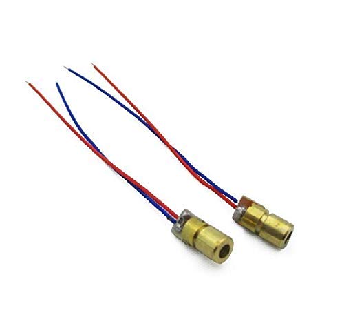 Laser Diode module red dot 5v dc 5mw 650nm (pack of 2) : Amazon.in ...
