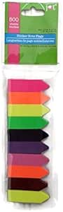 Amazon.com : Sticky Page Markers (500 ct) Note Flags Index Labels Post ...