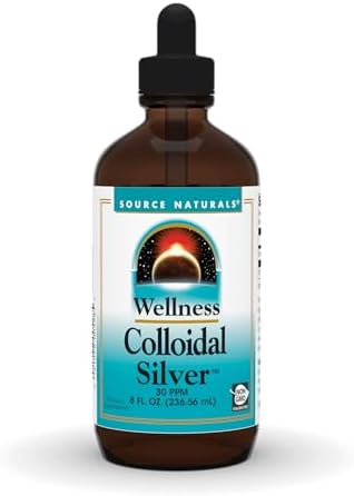 Amazon.com: Source Naturals Wellness Colloidal Silver 30 ppm, Supports ...