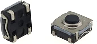 Amazon.co.jp: Micro Switches 100 pcs PCB Mini Push Button Switch SMD ...