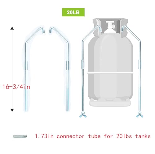 Snapklik.com : RVPNR RV Propane Tank Mounting Rack For Camper And ...