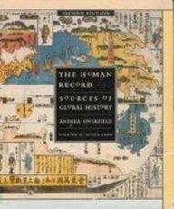 The Human Record: Sources of Global History, Vol. 2: Since 1500: Alfred ...