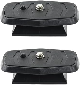 Amazon.com : Harwerrel 2 Pack Tripod Quick Release Plate Camera Mount ...