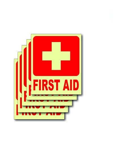 ISEE 360 First Aid Box Sign Sticker for Doctor Hospital Office Home ...