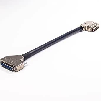 Amazon.com: GXMRHWY Right Angle DB25 Male Cable Male Connector to ...