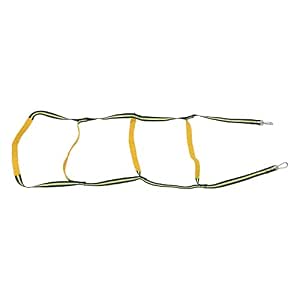 Boarding Rope Ladder, 4 Steps Boat Rope Ladder Stainless Steel Hooks ...